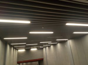 the uses vertical louver facade detail - 1facades.com